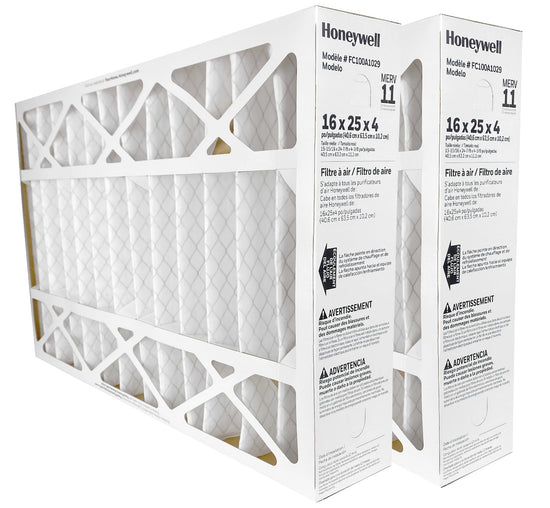 Honeywell FC100A1029 - Pleated Air Filter 16" x 25" x 4" MERV 11 ...
